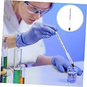 VILLFUL Hydrometer Liquid Measuring Tools Liquid Meter Liquidometer Liquid Tester for Liquid Measuring Device Mud Making Supplies Petroleum Meter Mud Making Kit for Beginners Glass