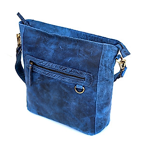 CLA Leather Crossbody, Leather Crossbody Bags for Women, Cowhide Crossbody Bag 12 x 11 Inch