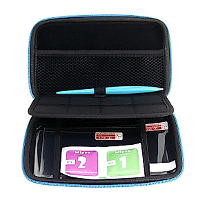 Crystal Clear Case for New Nintendo 2DS XL and for New Nintendo 2DS XL with Stylus,2 Screen Protector Film and 8 pcs Game Card Cases