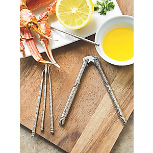Nantucket Seafood Shell Cracker and Picks Set, , 5-Piece, 1 EA