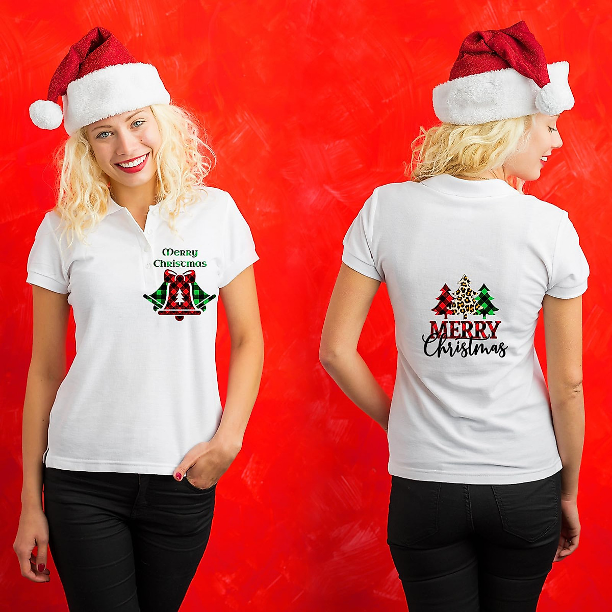 Dilunave 60 Sheets Christmas Iron on Transfers Santa Claus Patches Stickers Washable Heat Appliques Thermal Transfer Stickers for Shirt Cloth DIY Crafts Party Favors(Truck)