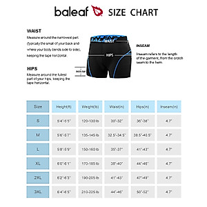 BALEAF Men's 3D Padded Bike Shorts Cycling Underwear MTB Liner Road Biking Bicycle Clothes Blue M