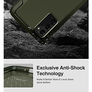 SURITCH for Samsung Galaxy Note 20 Case (Only) 6.7-inch, [2 Front Frames][Built-in Screen Protector] Full Body Protective Rugged Heavy Duty Shockproof Phone Cover -(Green)