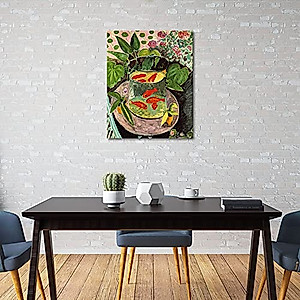 TISHIRON DIY Paint by Number Kit,Paint by Numbers for Adults,Goldfish Paint by Numbers Kits on Canvas Abstract Style Oil Painting by Numbers for Adults Beginner 16x20inch