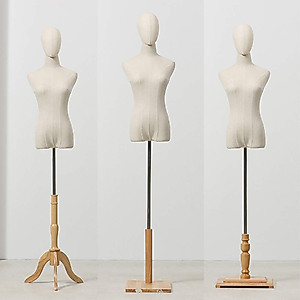 Mannequin Tailors Dummy Dressform Tailors Dummy Clothing Store Mannequins Dummy Model Students Mannequin (Beige B)