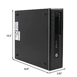 HP EliteDesk 800 G1 Desktop Computer SFF PC(Renewed),i7 Business Small Form Factor,32GB Ram,1TB SSD,WiFi,DVD-RW,Windows 10 Pro,Keyboard & Mouse Included Only by Titan ITAD
