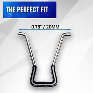 Computer Keyboard Feet Replacement 2 Pcs - Rubber Grip Small Ergonomic Tilt Stand Clips to Prop Up Keyboard Legs - for Logitech K120, K260, K270, K330, K345, K350, K360, K520, K835, K850 and More