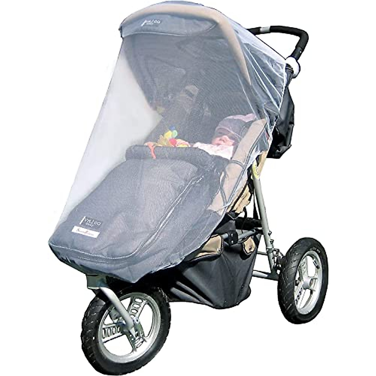Dreambaby Mosquito Bug Net for Stroller, Crib, Bassinet, Cradle, Playard, Pack N Plays - Insect Net with Elastic Edges