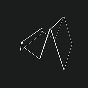 5 Pack Clear Acrylic Wallet Display Stand Retail Store Holder Shelf For Glasses,Wallet Display Office Display Risers For Phone,Greeting Cards,Business Cards,CD Organizer (Small)