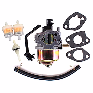 USPEEDA Carburetor for Harbor Chicago Electric Predator 3050 3500 Watts 65414 196cc Carb Fuel Filter