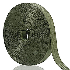 Tenn Well Tree Support Strap, 65 Feet x 1 inch Tree Straps for Staking, Nylon Tree Tie Rope for Plant Support, Straightening (2200 Lbs Strength, Green)