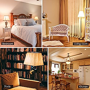 Energetic 100W Equivalent, A19 LED Light Bulb, Warm White 3000K, E26 Base, Non-Dimmable, 1600LM, UL Listed, 4-Pack