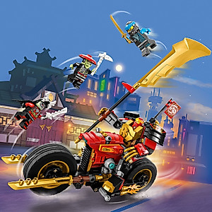 LEGO NINJAGO Kai’s Mech Rider EVO 71783, Upgradable Ninja Motorbike Toy, Mech Action Figure and 2 Bone Warrior Minifigures, Collectible Toys for Kids 7 Plus Years Old