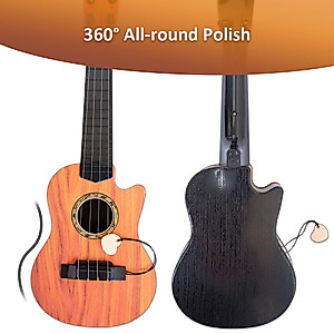 Kids Ukulele Toy Guitar 4 String,17 inch Mini Guitar Children Musical Instruments Educational Kids Ukulele for Toddler Beginners Learning Toy for Boys Girls Ages 3+