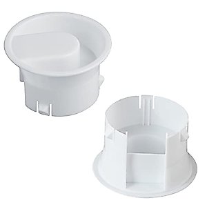 Water Pitcher Lids Glass Carafe Lids Covers Food Grade Plastic Dust Proof Splash Resistant Bottle Stoppers for Water Jug Glass Bistro Pitcher ,White /2 Pieces