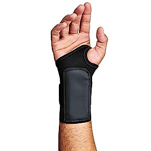 Ergodyne 70006 ProFlex 4000 Single Strap Wrist Support, Black - Large, Right Hand
