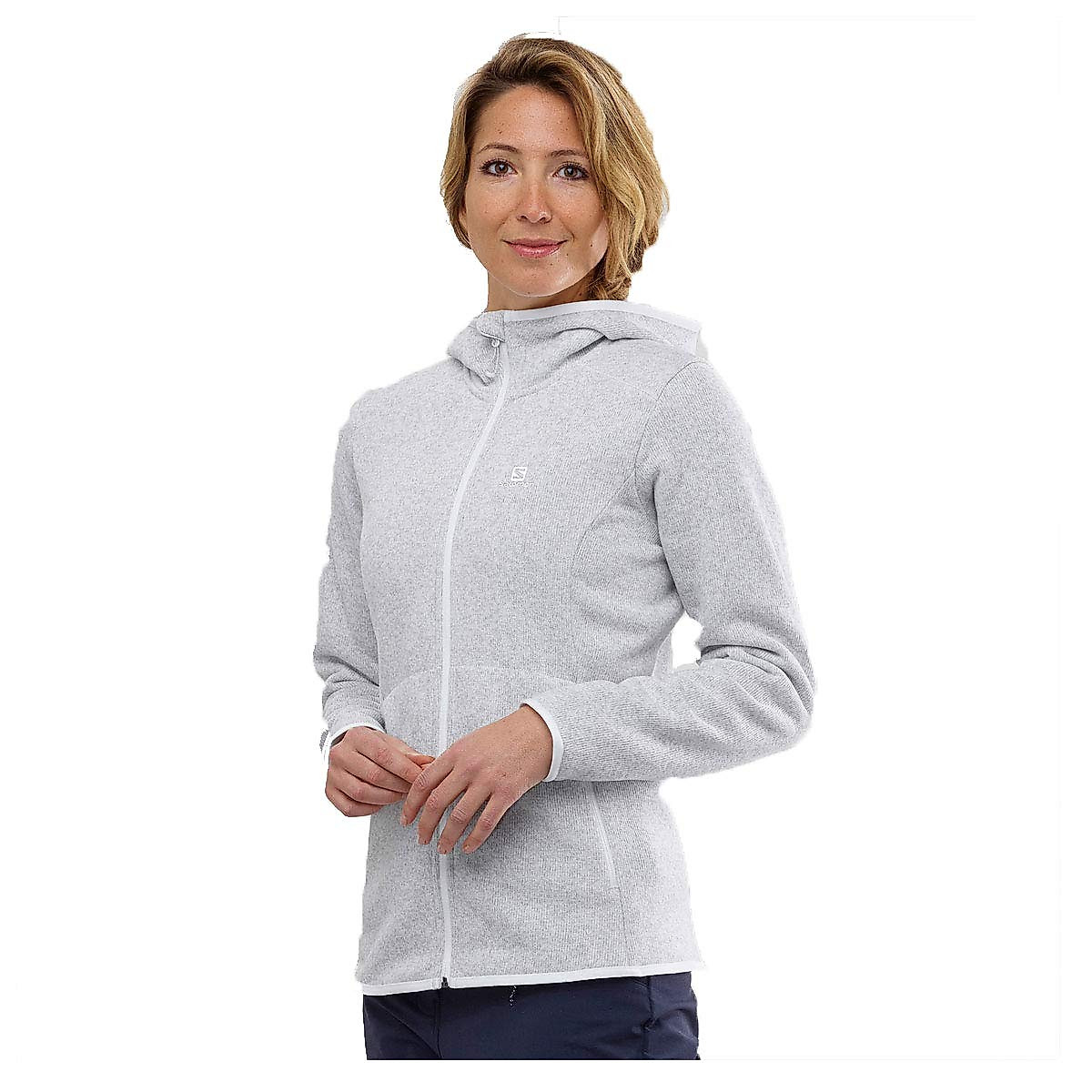 Salomon Women's Bise Hoodie W, Ebony, X-Small