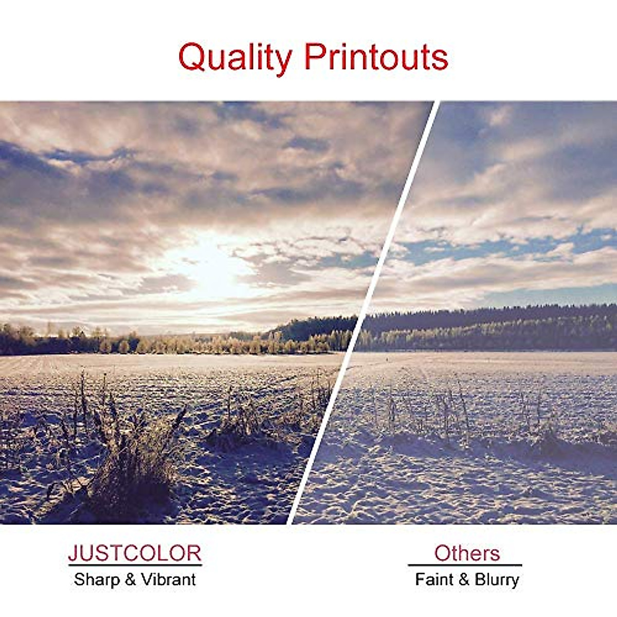 JUSTCOLOR Compatible Ink Cartridges Replacement for HP 02 Ink Cartridge to use with Photosmart D7155 D7160 D7245 D7255 D7363 D7460 3210 3310 C5180 C6250 C6280 C7280 C7180 D7255 Printer (6-Pack)