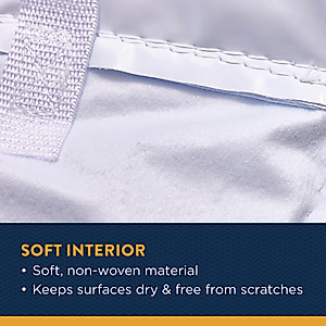 Transhield Universal Marine Boat Cover | Waterproof, Heavy Duty | Straps & Vents Included (25 ft - 27 ft)