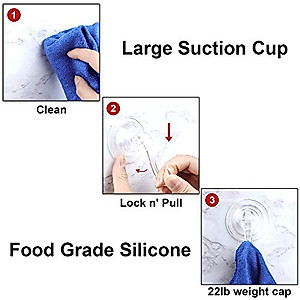 12PCS Wreath Hanger, Suction Cup Hooks with Key Lock, Heavy Duty Shower Suction Cup Hook Wall Door Glass Window Bathroom Suction Cups Hook, Door Hanger, Vacuum Plastic Hooks Holds up to 22Lbs