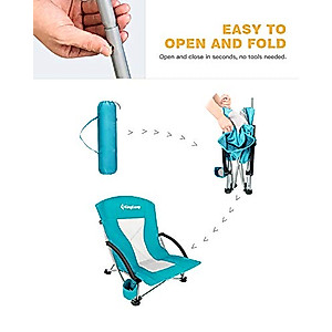 KingCamp KC3841_Cyan Camping Chair, One Size