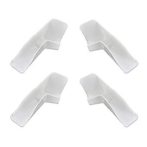 Rain Gutter Spout, RV Gutter Spouts, 𝑼𝒏𝒊𝒗𝒆𝒓𝒔𝒂𝒍 𝑺𝒊𝒛𝒆 to Protect The top of The RV in Rainy Days, Directs Rainwater Away from The Sides of Your RV, Left and Right Side, 2 Left & 2 Right）