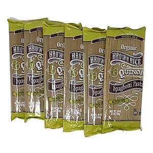 Trader Joes Brown Rice Quinoa Spaghetti Pasta Pack of 6