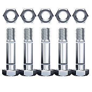 303160355P Snowblowers Shear Pins Compatible with Powersmart 𝐏𝐚𝐜𝐤 𝐨𝐟 𝟓 Two-Stage Snowblowers Parts Shear Pins