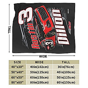 Austin Dillon 3 All Season Fleece Blanket Throw Ultra Soft Flannel Blanket Digital Printed Premium Fluffy Microfiber Fleece