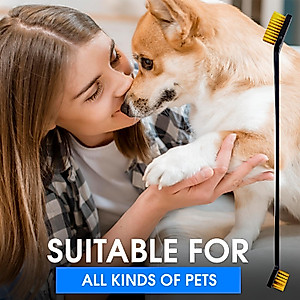 Dog Toothbrush New 8-Pack, Pet Cat Toothbrush, Small Dog Cat Toothbrushes, Large Breed Care Tooth Brush, Dental Brushing for Pets