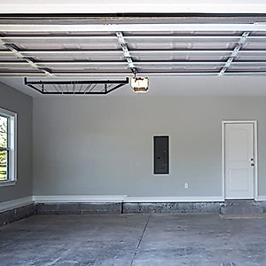 ABN Garage Shelving Ceiling Mounted Storage Racks - 3x6ft Ceiling Garage Storage System for Totes Decorations and More