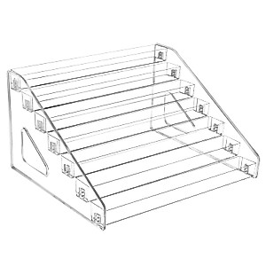 Vowcarol Clear Paint Organizer, Miniature Paint Holder 7 Layers Paint Storage Rack, Craft Paint Organizer Rack