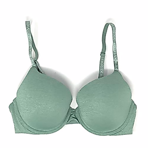 Victoria's Secret T-Shirt Perfect Shape Full Coverage Push-Up Bra, Brushed Sage, 38D