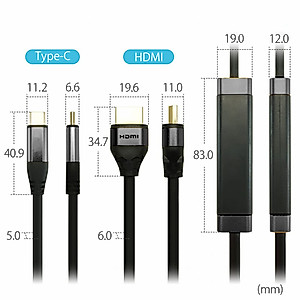 USB C to HDMI Cable 25FT with IC, 4K@60HZ Type-C to HDMI for MacBook Pro/Air, iMac, Galaxy S20 S10 S9 S8, Surface, Dell, HP, MacBook Pro, MacBook Air, iPad Pro, Pixelbook, XPS, Galaxy, and More
