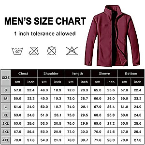 CONOMAX Men's Polar fleece jacket, bond Teddy plush keep warm, Winter Outdoor(Available In Plus Size)