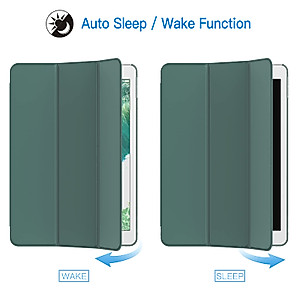 JETech Case for iPad Pro 10.5-Inch and iPad Air 3 (10.5-Inch 2019, 3rd Generation), Smart Cover Auto Wake/Sleep Cover (Misty Blue)