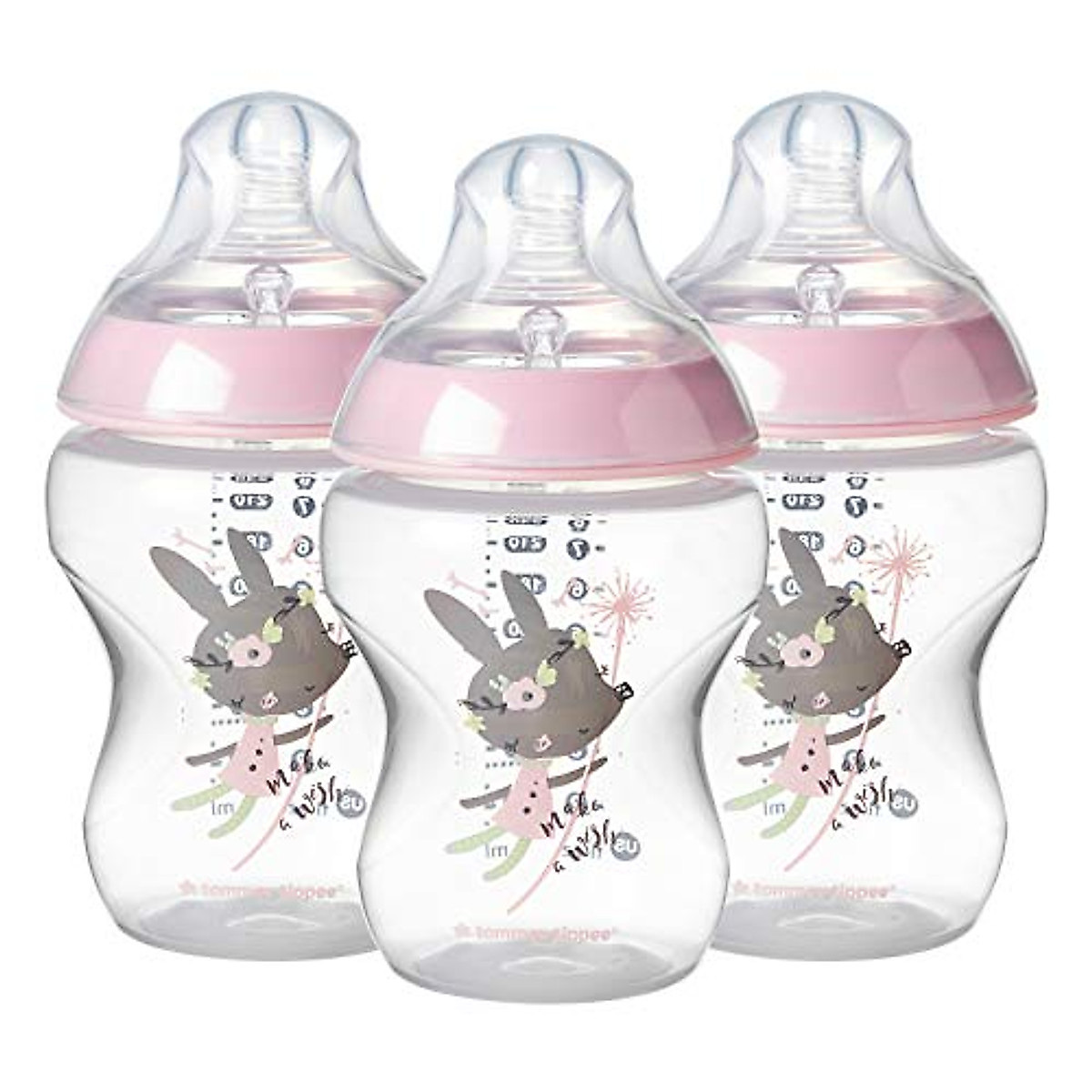 Tommee Tippee Closer to Nature Newborn Feeding Starter Set - Pink, Girl