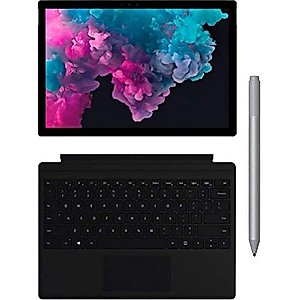 Newest Microsoft Surface Pro 6 SP6 12.3” (2736x1824) PixelSense 10-Point Touch Display Tablet PC w/Type Cover & Pen, Intel Quad Core i7-8650U Upto 4.2GHz, 8GB RAM, 256GB SSD, Win 10,Black (Renewed)