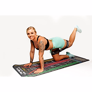 Mad Owl Fitness Top Notch Guru Tutor Mat- Unique Workout Mat With Visual Directions & Postures- Training Mat- Yoga Mat- Fitness Mat- Cross Fitness Mat