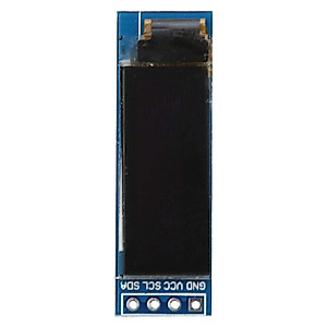 0.91in OLED LCD Display Module IIC I2C Serial OLED Full Color White/Blue LCD Module 128 x 32 for AVR PIC STM32(Blue)