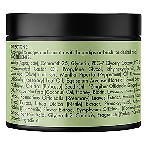 Mielle Organics Rosemary Mint Strengthening Edge Gel, Biotin & Essential Oil Hair Styling Treatment, 2 Ounces