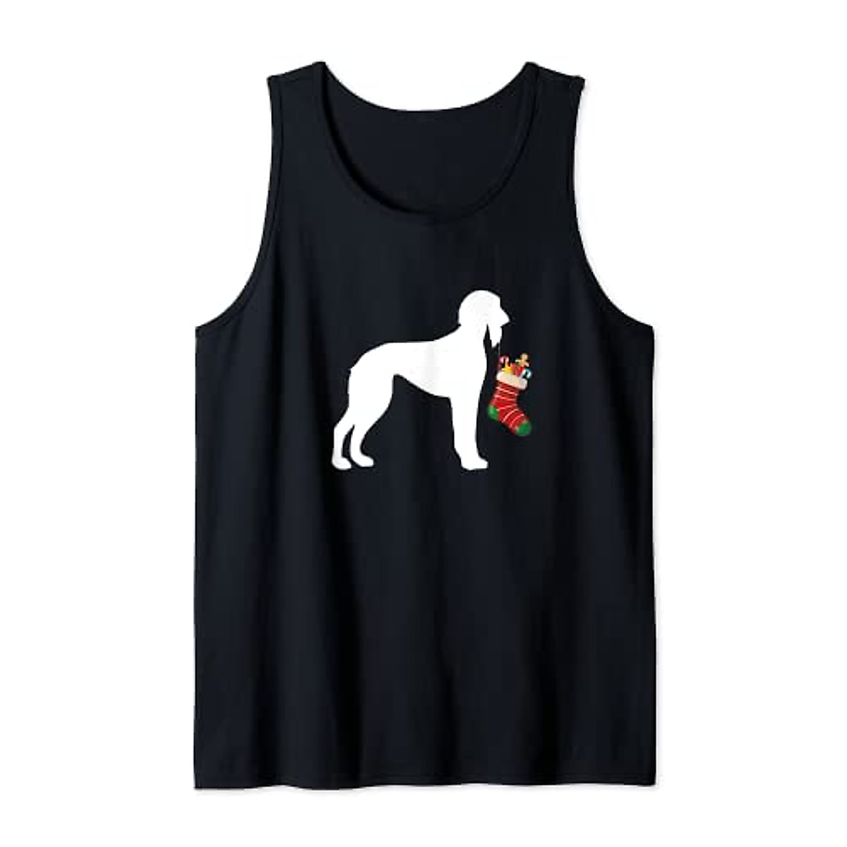 Saluki Christmas Stocking Stuffer Dog Tank Top