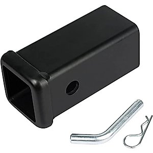 MAHLER GATES 2" Weld-on Trailer Hitch Receiver Tube, 2.5 inches to 2 inches Adapter with Hitch Pin and Clip for Custom Towing Systems, Workshop Builds Or Other Weld Projects