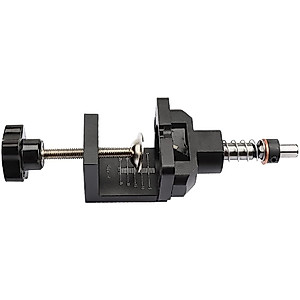 Sea Star 35mm Concealed Hinge Jig Boring Hole Drill Guide Cutter Bit Set Door Boring Hole Template and Bit for Cabinet Door Installation for Tool Carpenter (Black)