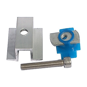 10 Pcs Adjustable Solar Panel Mounting Bracket Clamp Wide Photovoltaic Support Mid Clamps Bracket for Solar Panel System pv photovoltaic mounting Bracket