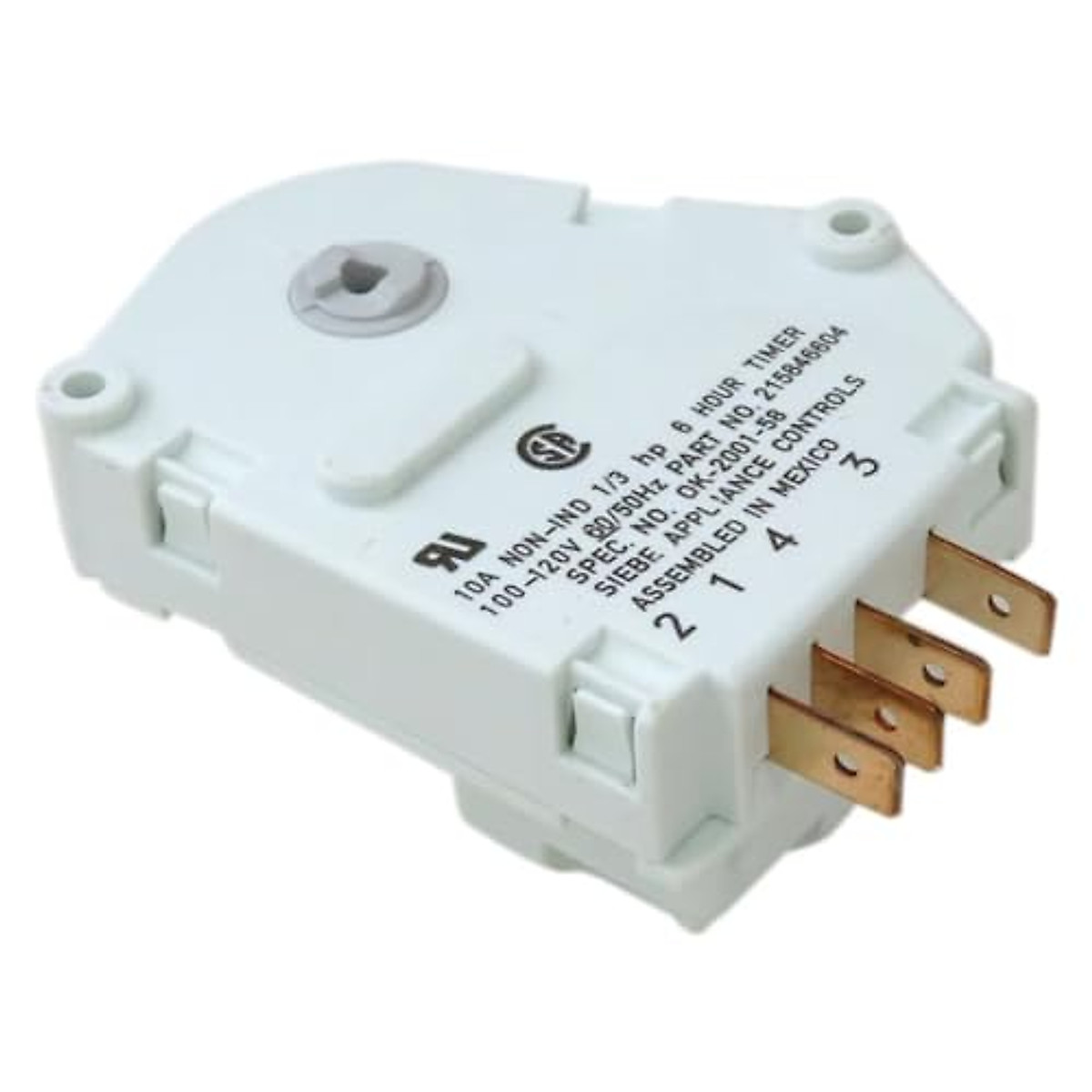 New Update 215846604 Refrigerator Defrost Timer Replacement for Kenmore/Sears 253.6888301A Refrigerator - 241809401, 241809402 Defrost Timer
