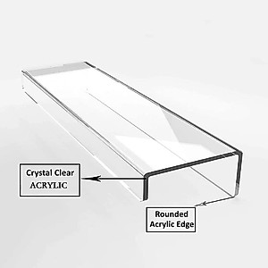 PDGJG Wall Transparent Shelf Transparent Bathroom Storage Rack Hanger Wall Mount Bracket for Sundries Cosmetics