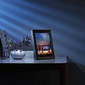 DragonTouch 10 Inch WiFi Digital Picture Frame, 2K Auto-Rotate Touch Screen Digital Photo Frame, Built-in Rechargeable Battery, Share Photos via App, Email, Cloud in a Minute