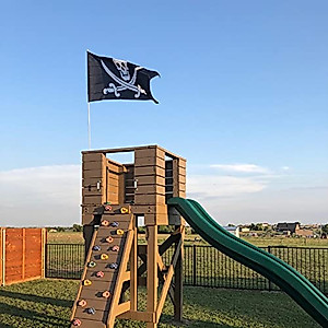 Time Roaming 3x5 Ft Pirate Jack Rackham Polyester Flag with Brass Grommets