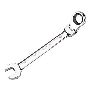 20mm Metric Flex-Head Ratchet Wrench,Box End Head 72-Tooth Ratcheting Combination Wrench Spanner